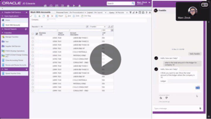 Enhance JD Edwards with an AI Digital Assistant [Video]